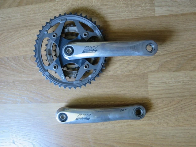 SHIMANO DEORE LX FC-M570 Kurbel Kurbelgarnitur 3-Fach 175mm 22-32-44 EUR 29,00 - PicClick DE