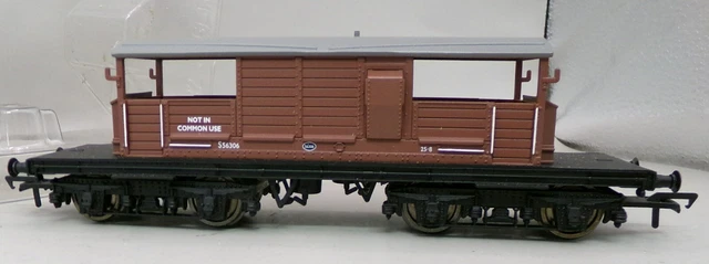 BACHMANN 33-825D 25 Ton Queen Mary Brake Van BR Brown S56306 boxed (m ...