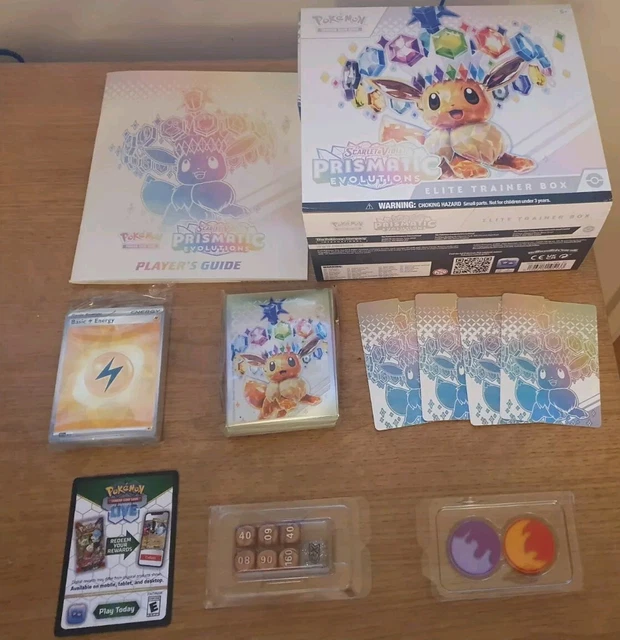 POKEMON TCG PRISMATIC Evolutions Elite Trainer Box ETB - Ohne Packs ...