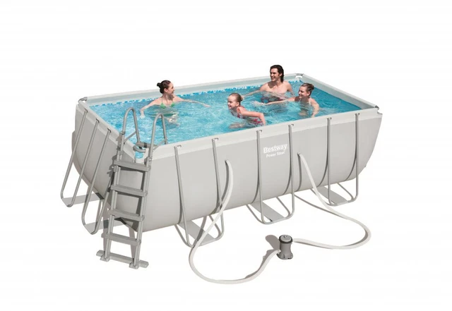 BESTWAY 56456 PISCINE Avec Cadre + Accessoires 412X201X122H CM EUR 515 ...