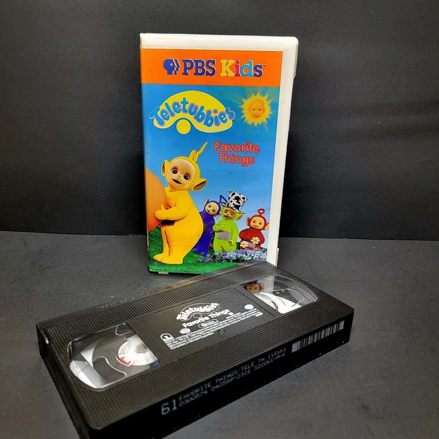 TELETUBBIES FAVORITE THINGS VHS PBS KIDS Video Tape ~ 60 Minutes MK5 ...
