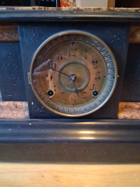 VINTAGE/ ANTIQUE SETH Thomas Adamantine Mantle Clock Works. Beautiful ...
