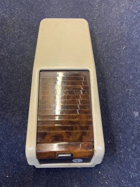 MERCEDES W124 CENTRE Console Cubby Storage Box Cream Burlwood S124 CE ...