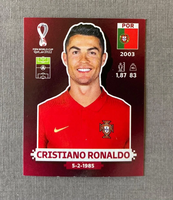 CRISTIANO RONALDO STICKER/FIGURINA Panini Qatar 2022 Oryx Edition ...