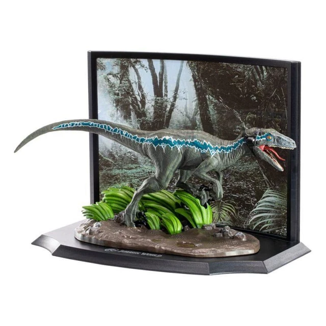 JURASSIC PARK TOYLECTIBLE Trésor Statue Velociraptor Blue Raptor Recon ...