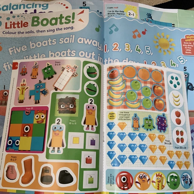 CBEEBIES NUMBERBLOCKS MAGAZINE #21 With Number Blocks 26 -29 £13.50 ...