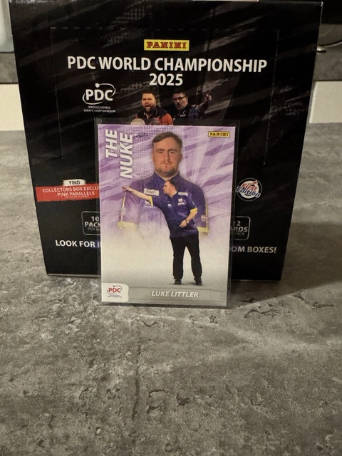 2025 PANINI PDC World Darts Championship Luke Littler Scoring Machine ...
