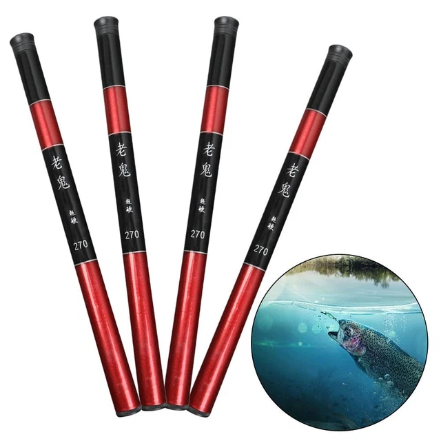 TRAVEL FISHING TACKLE Telescopic Fishing Rod Stream Hand Pole Carp ...