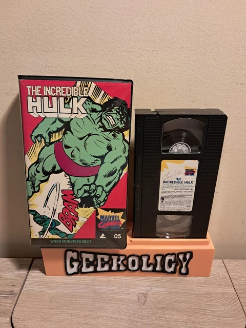 THE INCREDIBLE HULK When Monsters Meet VHS (1985 Marvel Comics Video ...