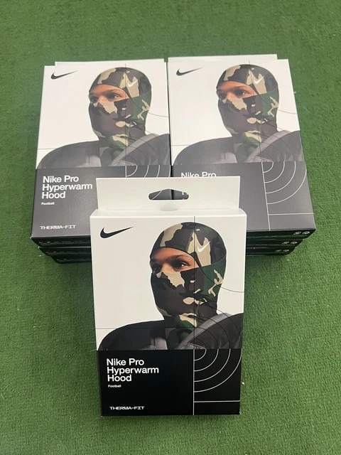NIKE PRO HYPERWARM Ski Mask Hood - Green Camo - Rare - NEW £72.11 ...