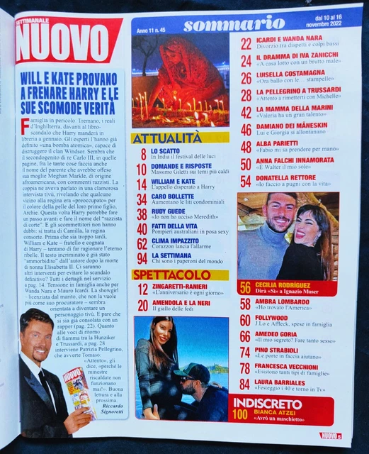 NUOVO 2022 45 Kate Middleton Anna Falchi Damiano Giorgia Soleri Harry ...