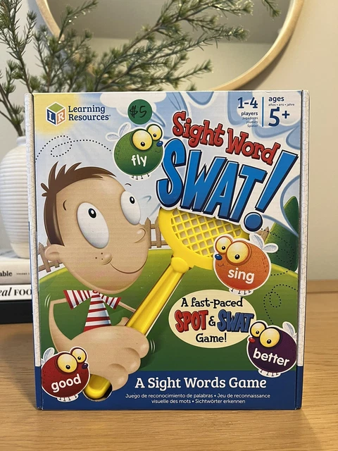 LEARNING RESOURCES SIGHT Word Swat! A Sight Words Game Home School ...