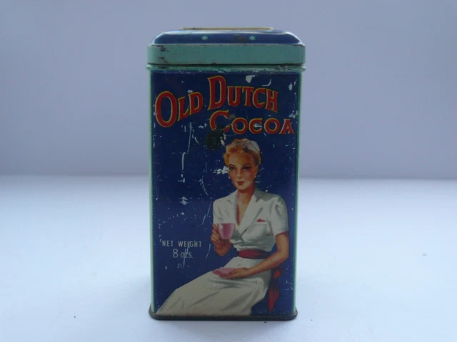 VINTAGE AUSTRALIAN HOADLEY'S Chocolates Old Dutch Cocoa Tin. EUR 18,43 ...