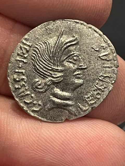ANTICA MONETA ARGENTO Romano Denario Di Julia Domna, 19Mm 2,9Grammi EUR ...