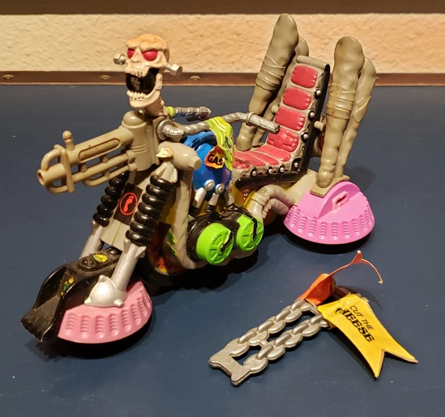 PSYCHO CYCLE VINTAGE TMNT Teenage Mutant Ninja Turtles Vehicle Complete ...