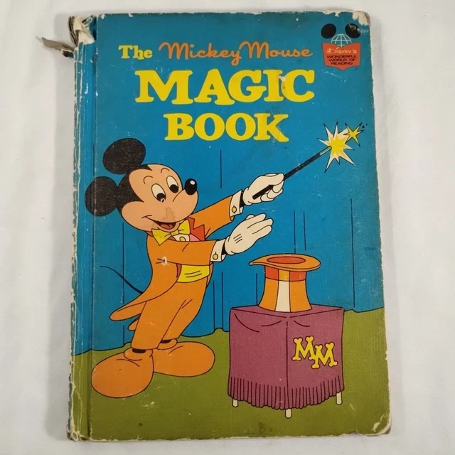 THE MICKEY MOUSE Magic Book Walt Disney Wonderful World Of Reading 1974 ...