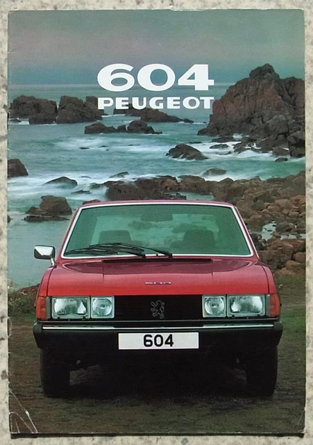 PEUGEOT604 SL & Ti Car Sales Brochure 1979 £9.99 - PicClick UK