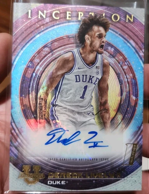 DERRICK LIVELY II Auto 2023 Bowman Inception Duke/NBA Finals Dallas ...