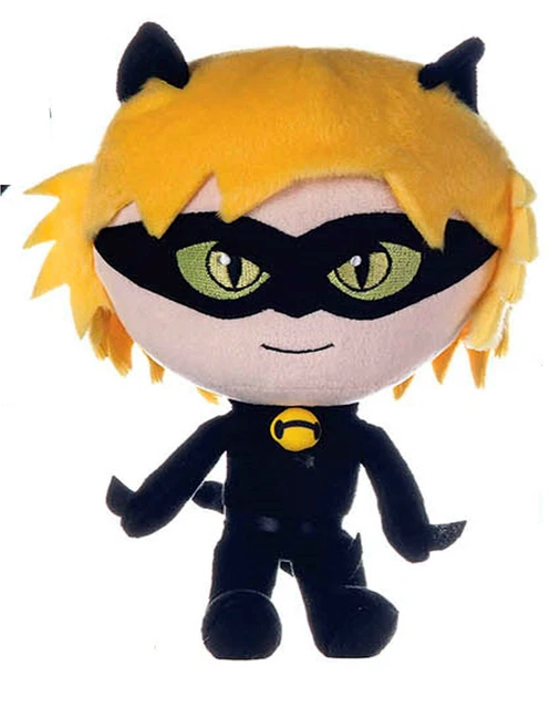 MIRACULOUS ADRIEN AGRESTE Cat Plush Soft Toy Movie Plagg Tikki Cat Noir ...