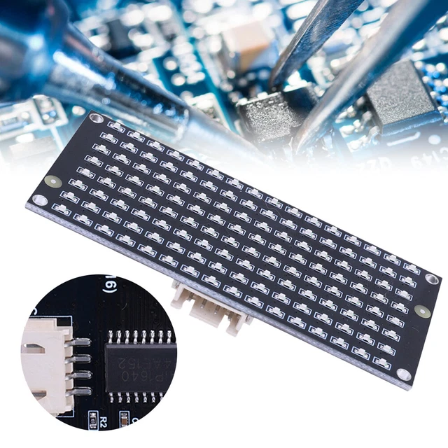 8X16 MATRIX LED Light Display Module 3.3-5V LED Control Module with ...