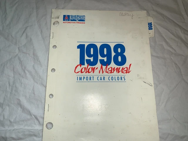 RARE VTG 1988 Sherwin Williams Color Paint Swatches Chips Import ...