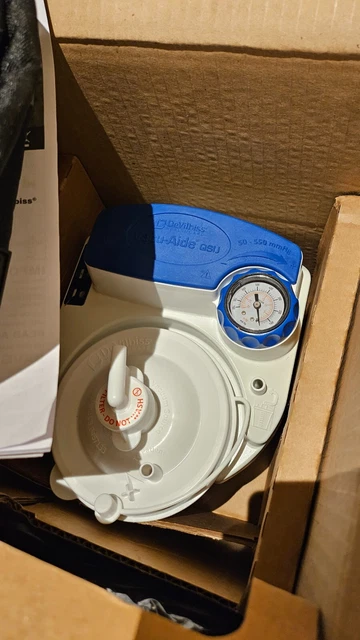 DEVILBISS VACU-AIDE 7314P-U Rechargeable Suction Machine Carry Case ...