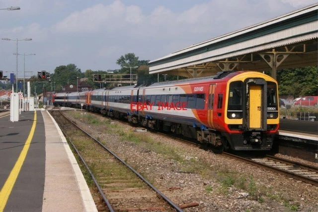 PHOTO CLASS 159 Sprinter 3-Car Dmu No 159 001 At Exeter (St Davids ...