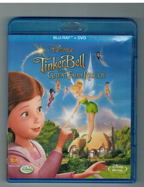 WALT DISNEY TINKER BELL and the Great Fairy Rescue 2-disc blu ray dvd ...