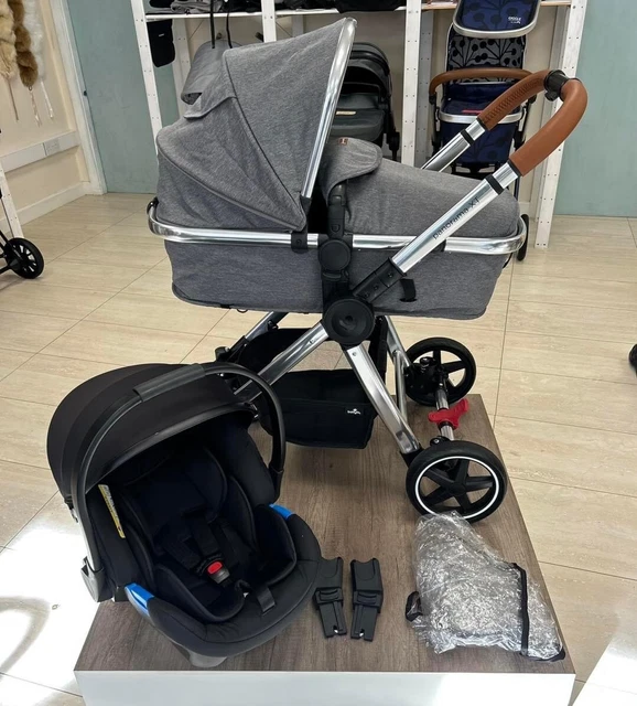 BABYLO PANARAMA TRAVEL system in Grey/Tan £189.00 - PicClick UK