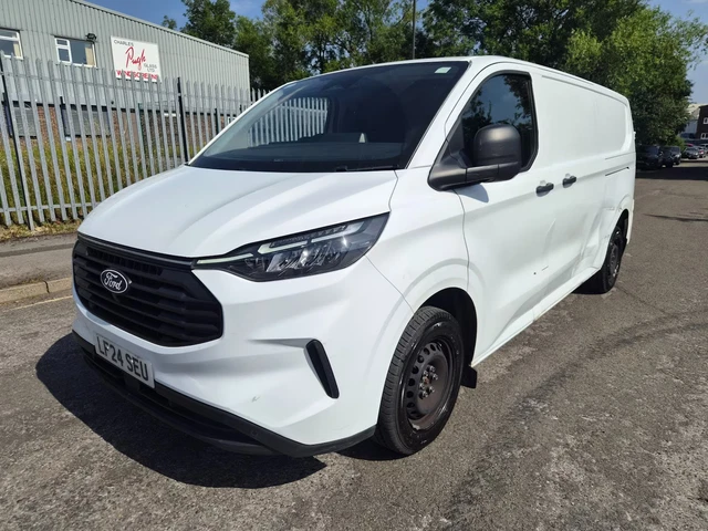 2024 24 FORD TRANSIT CUSTOM 2.0 EcoBlue 110ps H1 Van Trend White ...