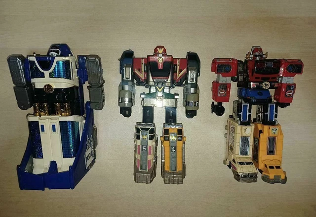 POWER RANGERS LIGHTSPEED Rescue GoGoFive DX Megazord Set Victory Robo ...