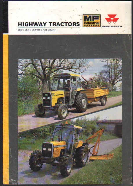 MASSEY FERGUSON 300 Series "Highway" Tractor Brochure Leaflet £5.50 ...