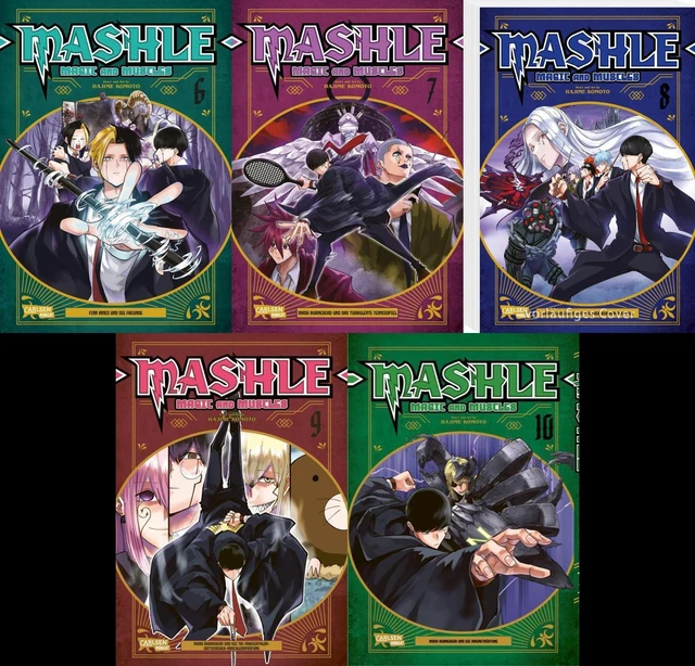 HAJIME KOMOTO / Mashle: Magic and Muscles Band 6-10 plus 1 exklusives ...