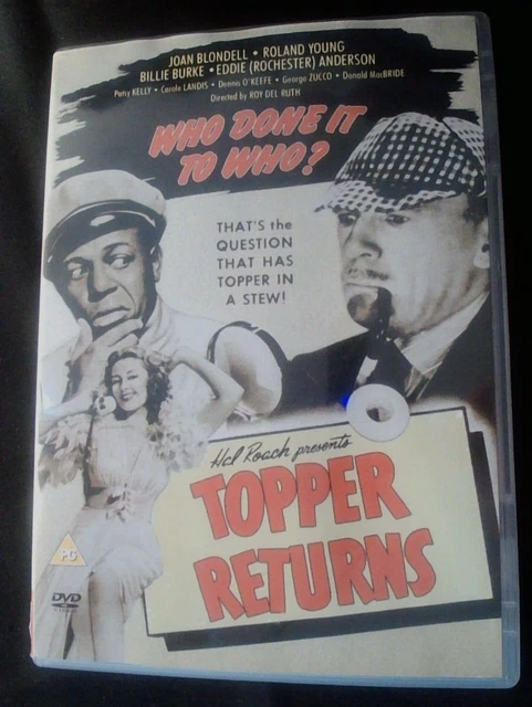 TOPPER RETURNS - UK DVD, Joan Blondell, Roland Young, All regions, Fast ...