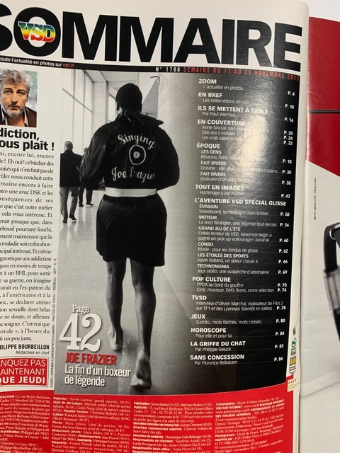 VSD DU 17/11/2012; Anne Sinclair et DSK/ Le vrai salaires des candidats ...