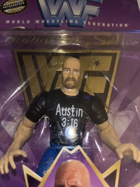 WWF JAKKS PACIFIC Stone Cold Steve Austin Signature Series 1997 Series ...