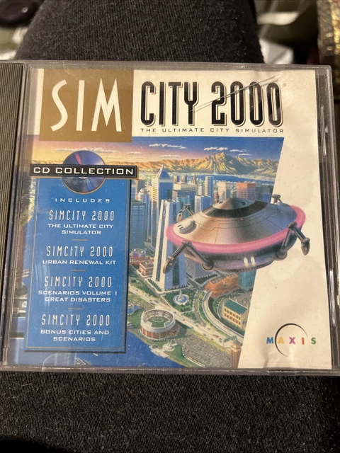 VINTAGE PC SIM City 2000 1995 CD-ROM Game Disc The Ultimate City ...
