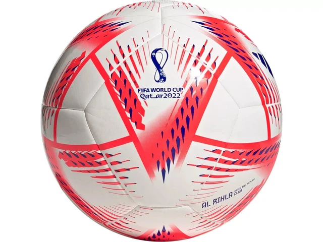 ADIDAS FIFA WORLD Cup Qatar 2022 Al Rihla Club Soccer Ball Size 5 Blue ...