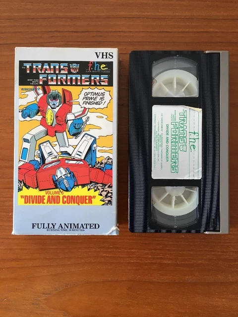 VHS TAPE TRANSFORMERS - "Divide and Conquer" Vol.5 1984 f.h.e EUR 16,50 ...