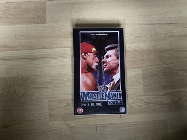 WWF / WWE Wrestlemania 19 (XIX) VHS - Rare £7.00 - PicClick UK