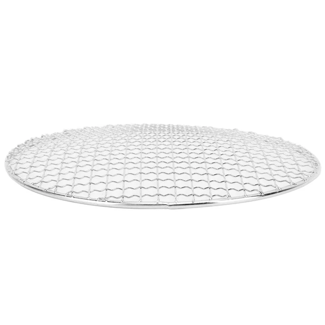 ROUND GRILL GRATE 25cm Diameter Stainless Steel 1.5mm Wire Barbecue ...