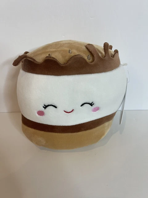SQUISHMALLOWS 8” CARMELITA the Smore Plush Kellytoy Squishmallow Food ...