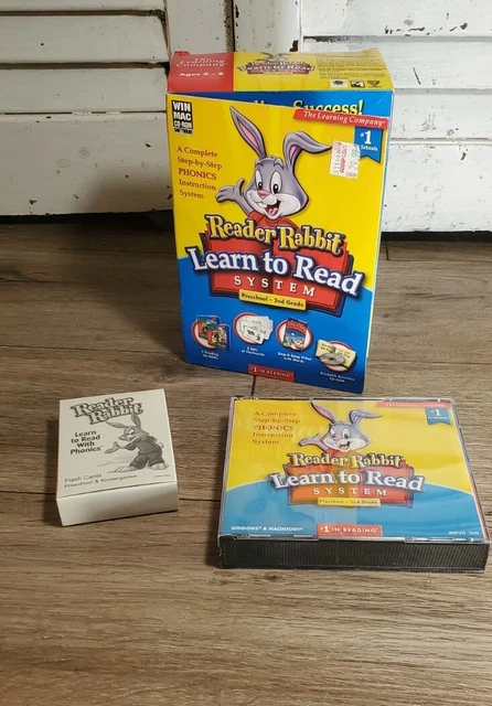 READER RABBIT LEARN To Read System Preschool-2nd Grade $9.50 - PicClick
