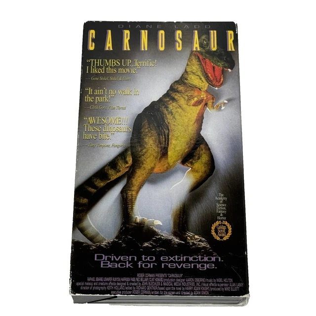 CARNOSAUR VHS OOP 90s Horror Camp Roger Corman T-Rex Dinosaur Cult ...
