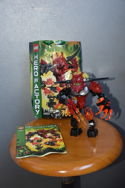 LEGO BIONICLE HERO Factory 44001 Pyrox complet avec sachet et notice ...