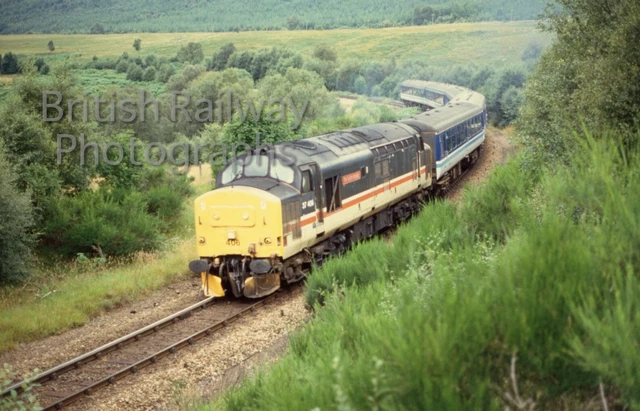 35MM SLIDE BR British Railways Diesel Loco 37406 Class 37 Inverlair ...
