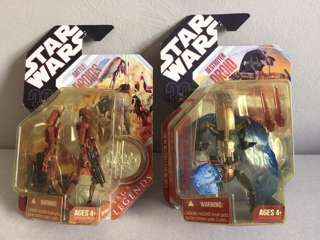 STAR WARS 30TH Anniversary figure Destroyer Battle Droids £19.99 ...
