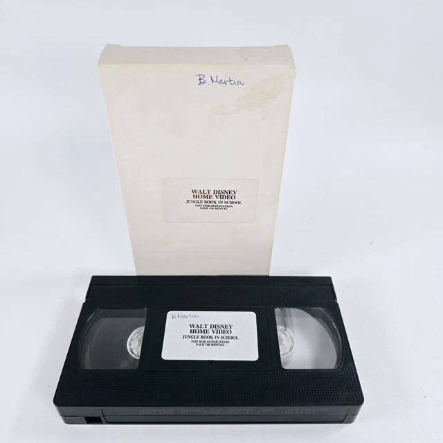 WALT DISNEY HOME Video The Jungle Book In-School Program VHS Promo ...
