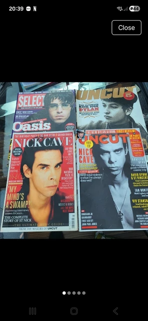 4 MUSIC MAGAZINES Uncut/Select Nick Cave/Dylan/Oasis. Free UK Post £5. ...