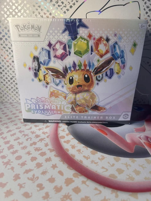 POKÉMON TCG SCARLET & Violet Prismatic Evolutions Elite Trainer Box ETB ...